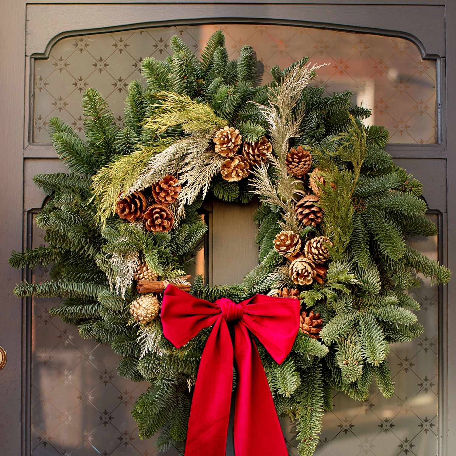 Christmas door wreath store